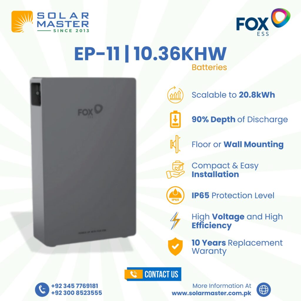 Fox EP11 10.36kWh Lithium Battery - Solar Master
