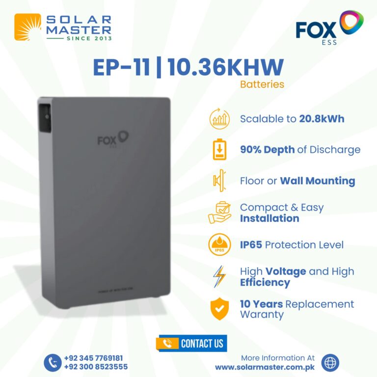 Fox EP11 10.36kWh Lithium Battery - Solar Master