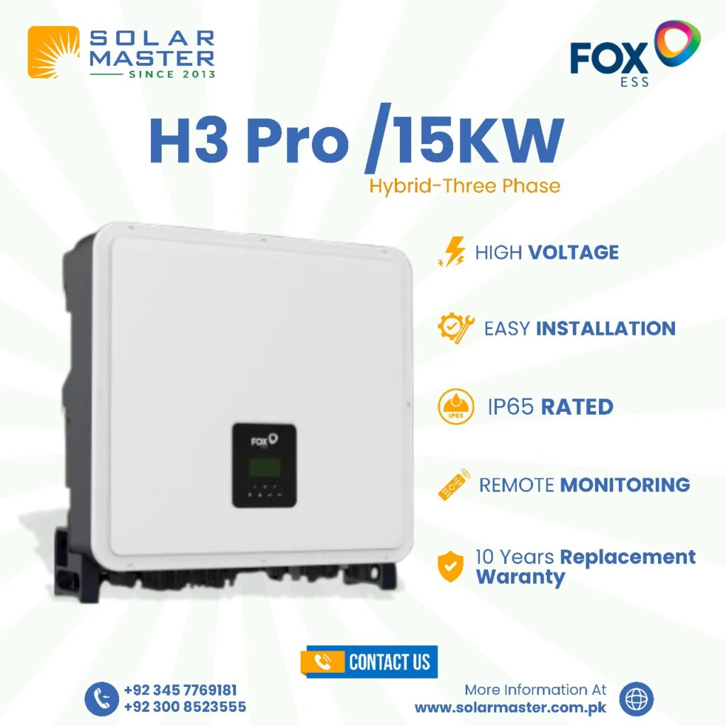 Fox 15kW Hybrid Solar Inverter Price in Pakistan